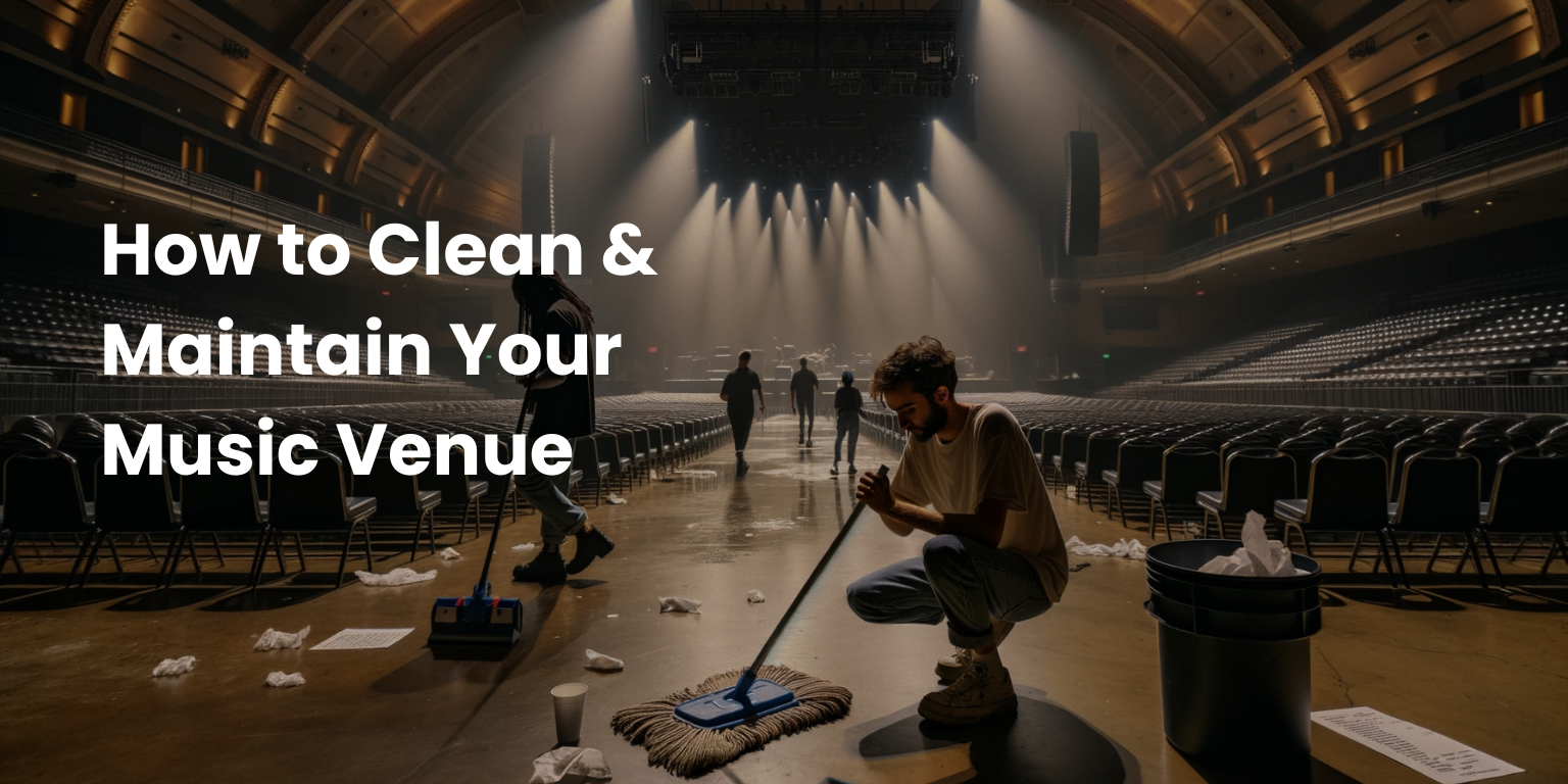How to Clean & Maintain Your Music Venue - Wessex Cleaning Equipment